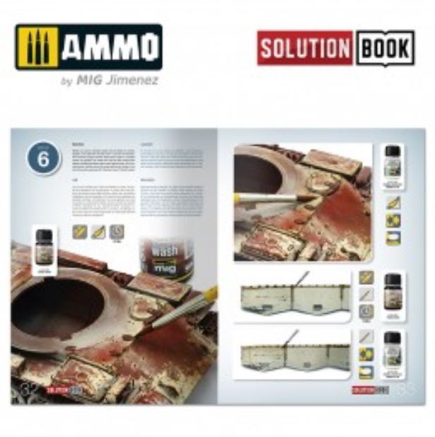 AMMO Solution Book 12 - Cómo Pintar Óxido Realista (English, Castellan