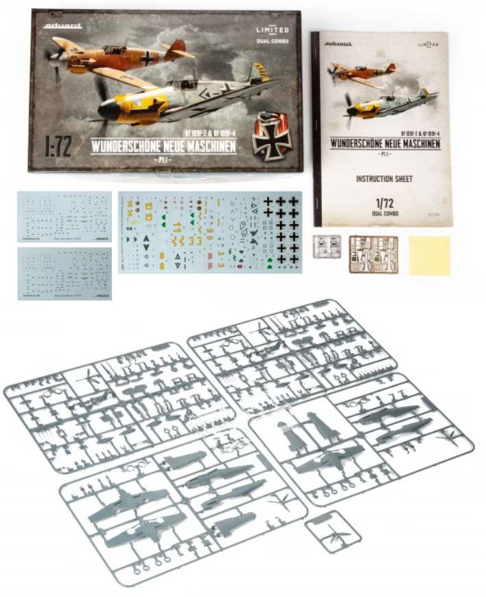 EDUARD (1/72) Bf 109F-2 & Bf 109F-4 Wunderschöne Neue Maschinen pt.I