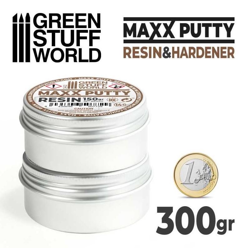 GREEN STUFF Masilla MAXX PUTTY 300gr