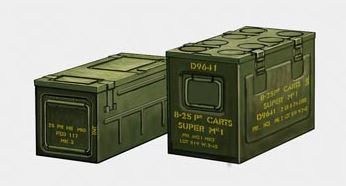 BRONCO (1/35) British Staghound APC - 25prd Ammo Box (for Tamiya)