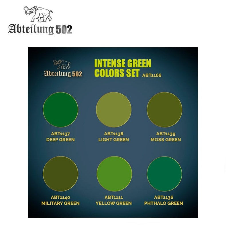 ABTEILUNG 502 Intense Green Colors Set