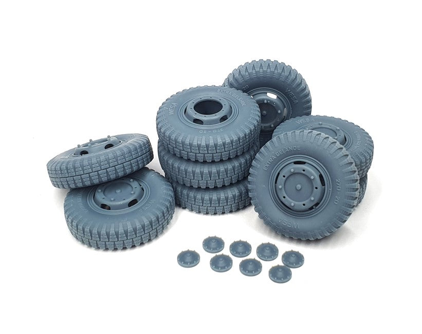 PIMP MY MINIATURES (1/35) Sd.Kfz.234 Road Wheels set with spare (weigh