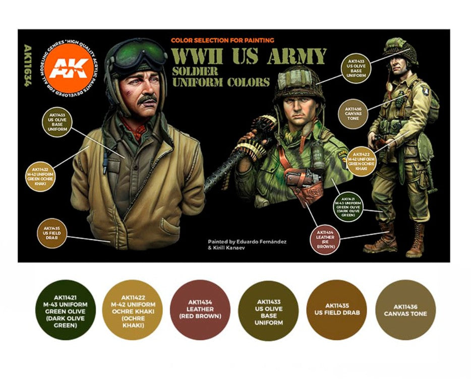 AK INTERACTIVE US Army Soldier Uniform Colors
