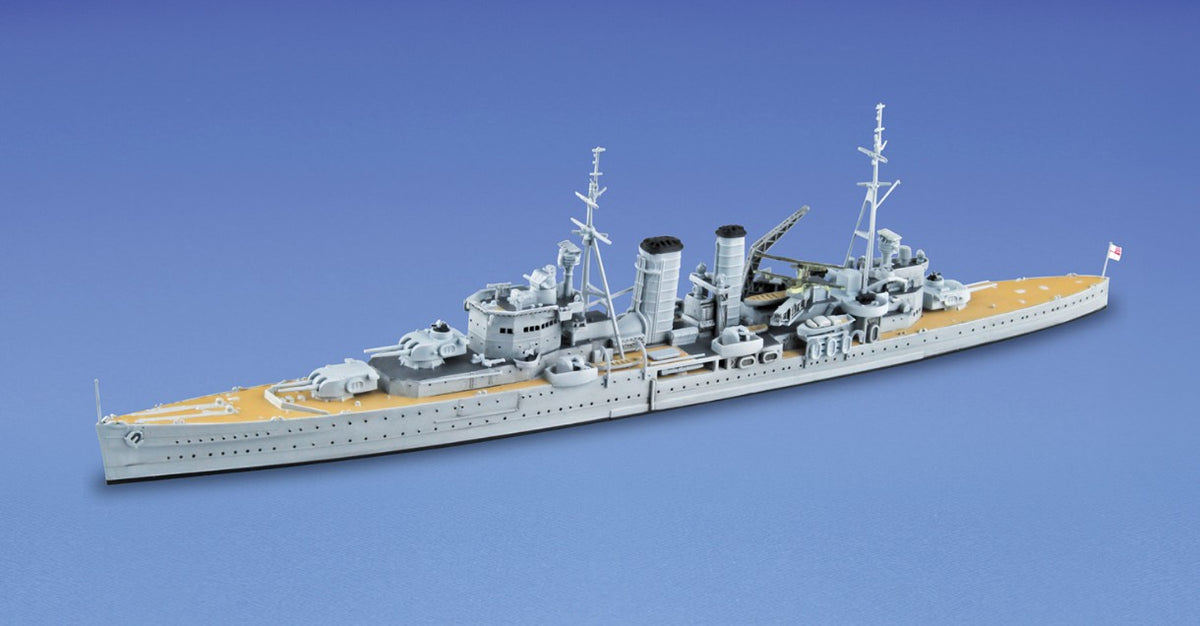 AOSHIMA (1/700) HMS Exeter - British Heavy Cruiser