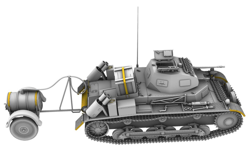 IBG MODELS (1/35) Pz. II Ausf. b German Light Tank with fuel trailer