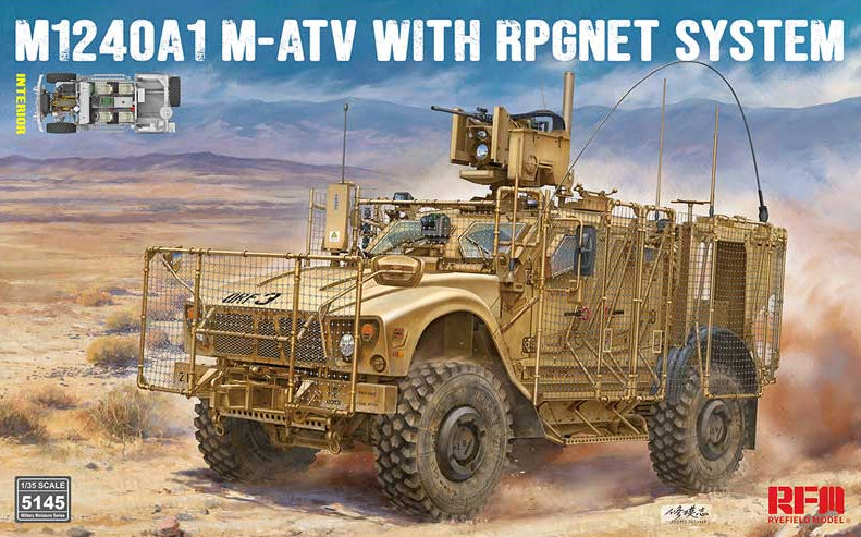 RFM (1/35) U.S MRAP All Terrain Vehicle M1240A1 M-ATV w/ RPGNET System
