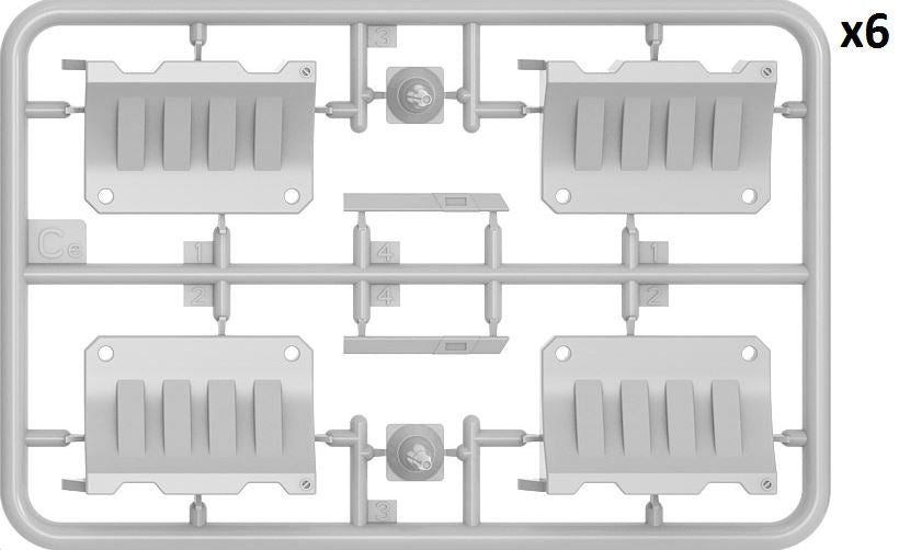 MINIART (1/35) Plastic Barrier Set