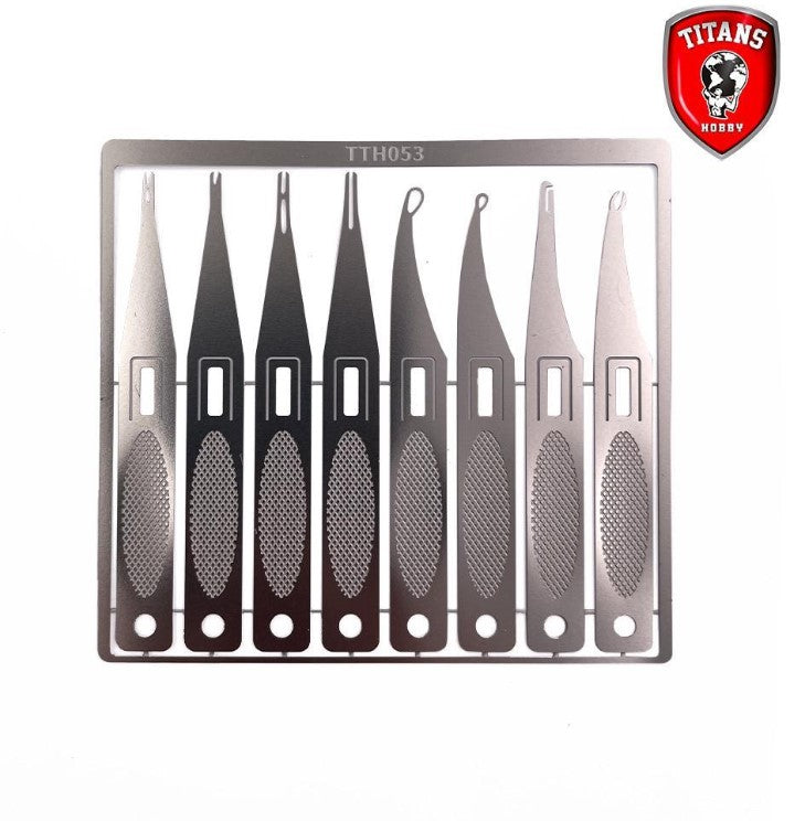 TITANS HOBBY Set of 8 precision applicators for cyanoacrylate glue