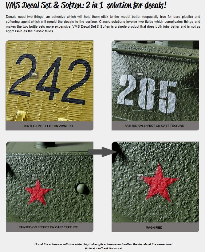 VMS Decal Set & Soften (30ml)