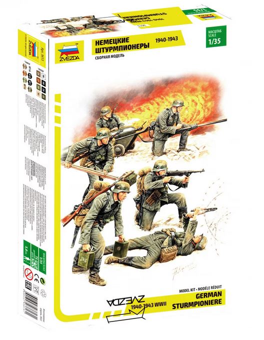 ZVEZDA (1/35) WWII German Sturmpioniere 1940-1943