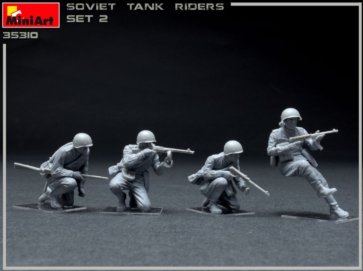 MINIART (1/35) Soviet Infantry Tank Riders Set 2