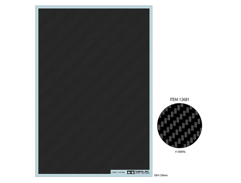 TAMIYA 12681 - Carbon Pattern Decal Set (Twill Weave/Fine)