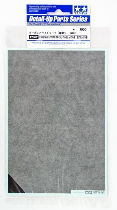 TAMIYA 12682 - Carbon Pattern Decal (Twill Weave/Extra Fine)